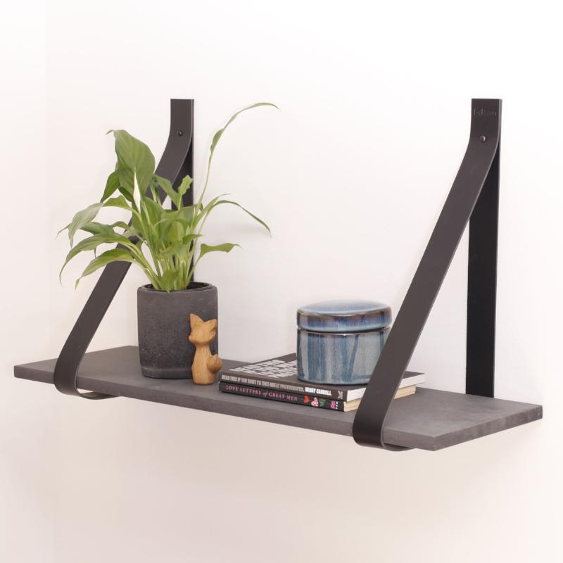 Sort hylde | Lækker hylde i sort MDF - byRavn.dk